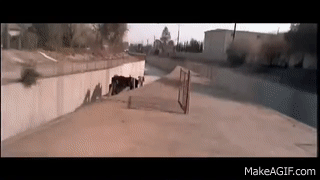 Terminater 2 bike jump on Make a GIF