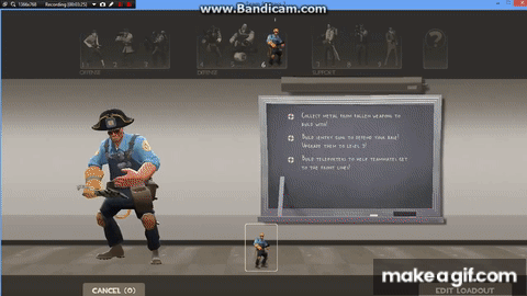 TF2 All Kazotsky Kick Animations on Make a GIF