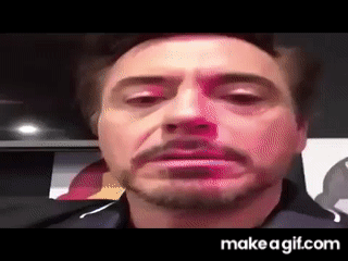 Robert Downey Jr Surprised Gif