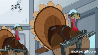Turn into a Turkey - Rick and Morty on Make a GIF