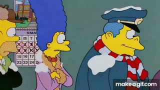 The Simpsons - Lousy Smarch Weather on Make a GIF