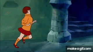 Velma Running on Make a GIF