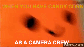 Candy Corn Camera Crew on Make a GIF