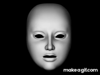 The rotating mask illusion on Make a GIF