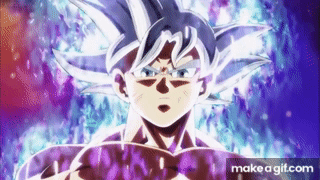 Goku (Mastered Ultra Instinct) on Make a GIF
