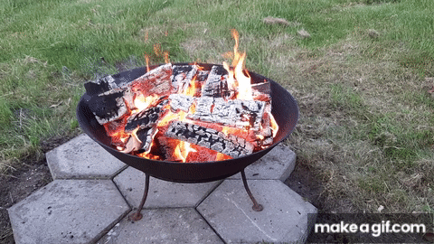 Fire on Make a GIF