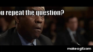 Could you repeat the question - denzel washington on Make a GIF