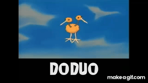 Pokemon - Doduo on Make a GIF
