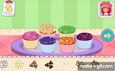 Strawberry Shortcake Bake Shop Berry Bitty Cakes Part 1 on Make a GIF