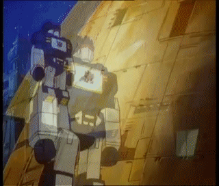 Transformers G1 cartoon Soundwave and Laserbeak on Cybertron on Make a GIF
