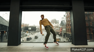 YAMAN in "Plaid Shoes" Freestyle Hip Hop Dance | YAK FILMS on Make a GIF