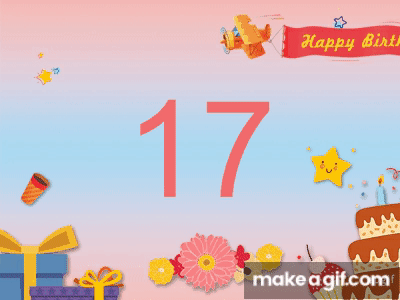 Happy Birthday Age 18 on Make a GIF
