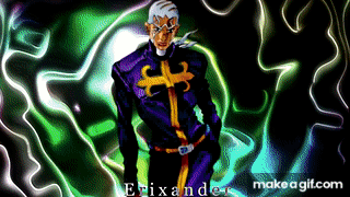 C-Moon Pucci Stand Manga Animation | Stone Ocean Jojo on Make a GIF