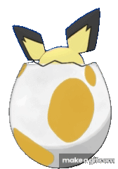 pichu hatching on Make a GIF