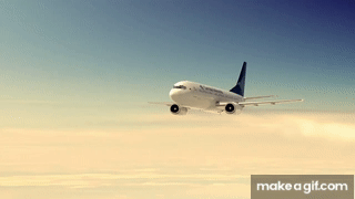 Garuda Indonesia Flight 421 - Landing Animation on Make a GIF