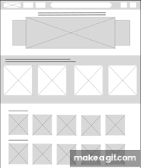 digital wireframe website on Make a GIF