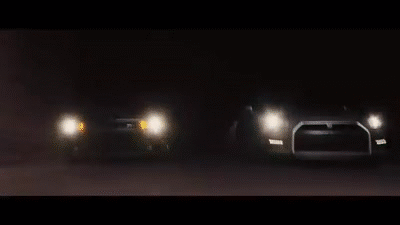 Fast & Furious Nissan GT-R vs dodge challanger on Make a GIF