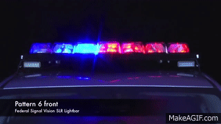 Federal Signal Vision SLR Lightbar Flash Patterns on Make a GIF