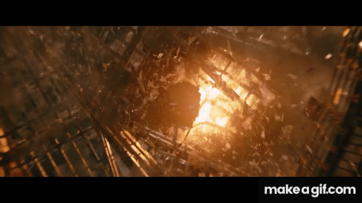 The Batman landing on Make a GIF