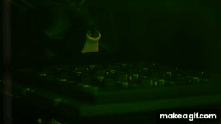 Nanosecond Laser Engraving on Make a GIF