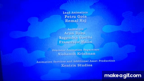 Ridley Jones credits for Colleen ford on Make a GIF