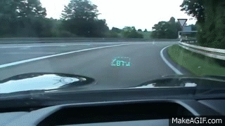 Corvette C5 blocked HUD autobahn highspeed on Make a GIF
