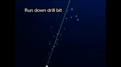 El proceso de perforación en aguas profundas on Make a GIF