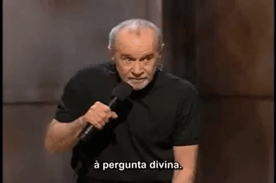George Carlin Back in Town 2de7 Legendado Português on Make a GIF