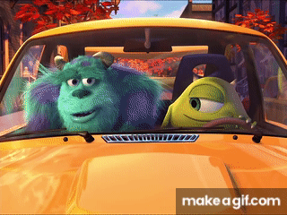 Pixar Short Films Collection - Mike's New Car on Make a GIF