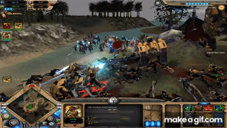 Dawn of War Unification Mod - Tau vs Witch Hunters on Make a GIF