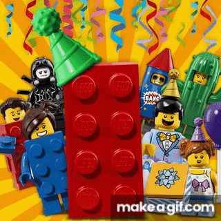 Celebrate Happy Birthday GIF by LEGO - Find & Share on GIPHY on Make a GIF