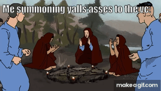 Shoebody bop summoning on Make a GIF