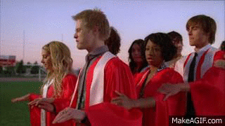 high school musical bloopers on Make a GIF