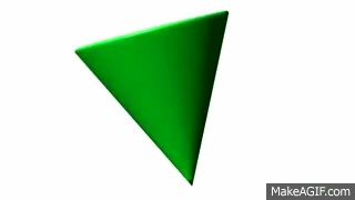 Learn 3D Shapes - CONE - Fun kindergarten lesson for kids on Make a GIF