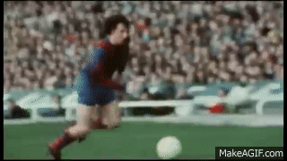 Johan Cruijff is art on Make a GIF