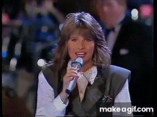 Fångad av en stormvind Carola - Sweden (esc 1991) on Make a GIF