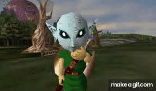 Majoras mask zora on Make a GIF