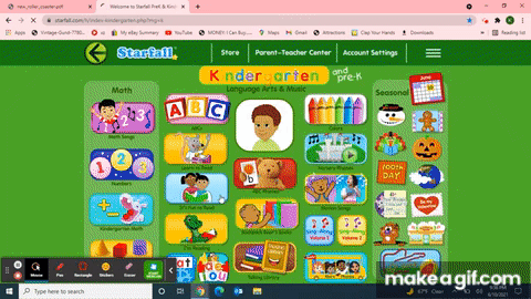 Class Meeting: 6/10/21 Starfall Music/June Calendar/Art Gallery ...
