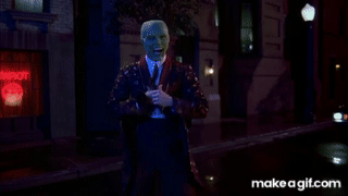 The Mask 1994- Hallway Scene/Alley Scene on Make a GIF