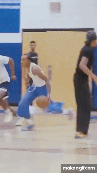 COEN CARR SHATTERED THE BACKBOARD! 😱 on Make a GIF