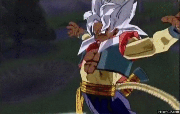 Gogeta SSJ7 BigbangKamehameha on Make a GIF