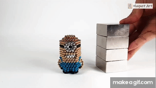Magnetic Minions 네오큐브 미니언즈 (Monster Magnets) on Make a GIF