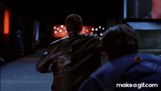 Smallville 2x15 - Clark saves Lucas Luthor from bullets on Make a GIF