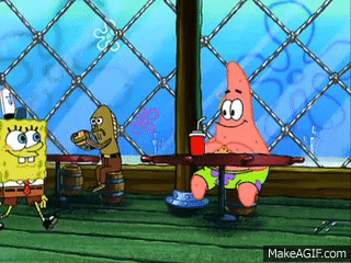 Spongebob Finger Mouth Gif