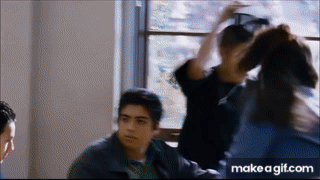 Freedom Writers - School Fight Scene on Make a GIF