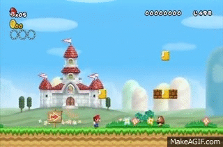 new super mario bros gif 1 on Make a GIF
