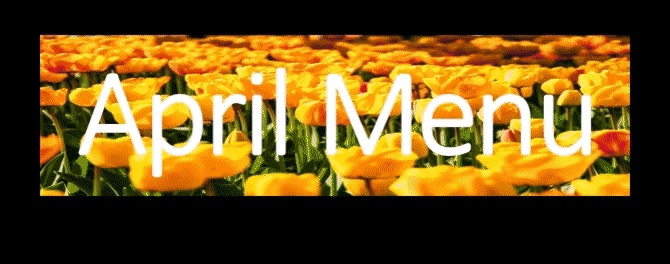 april menu on Make a GIF