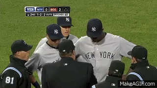 Yankees Pitcher Michael Pineda Caught Cheating With Pine Tar and ...