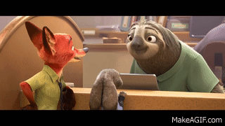 Zootopia Official US Sloth Trailer on Make a GIF