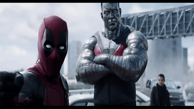 Deadpool 2016 - Deadpool Meets Colossus & N.T.W Scene 1080p on Make a GIF